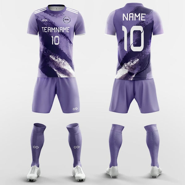 Purple Marble - Custom Soccer Jerseys Kit Sublimated Design-XTeamwear
